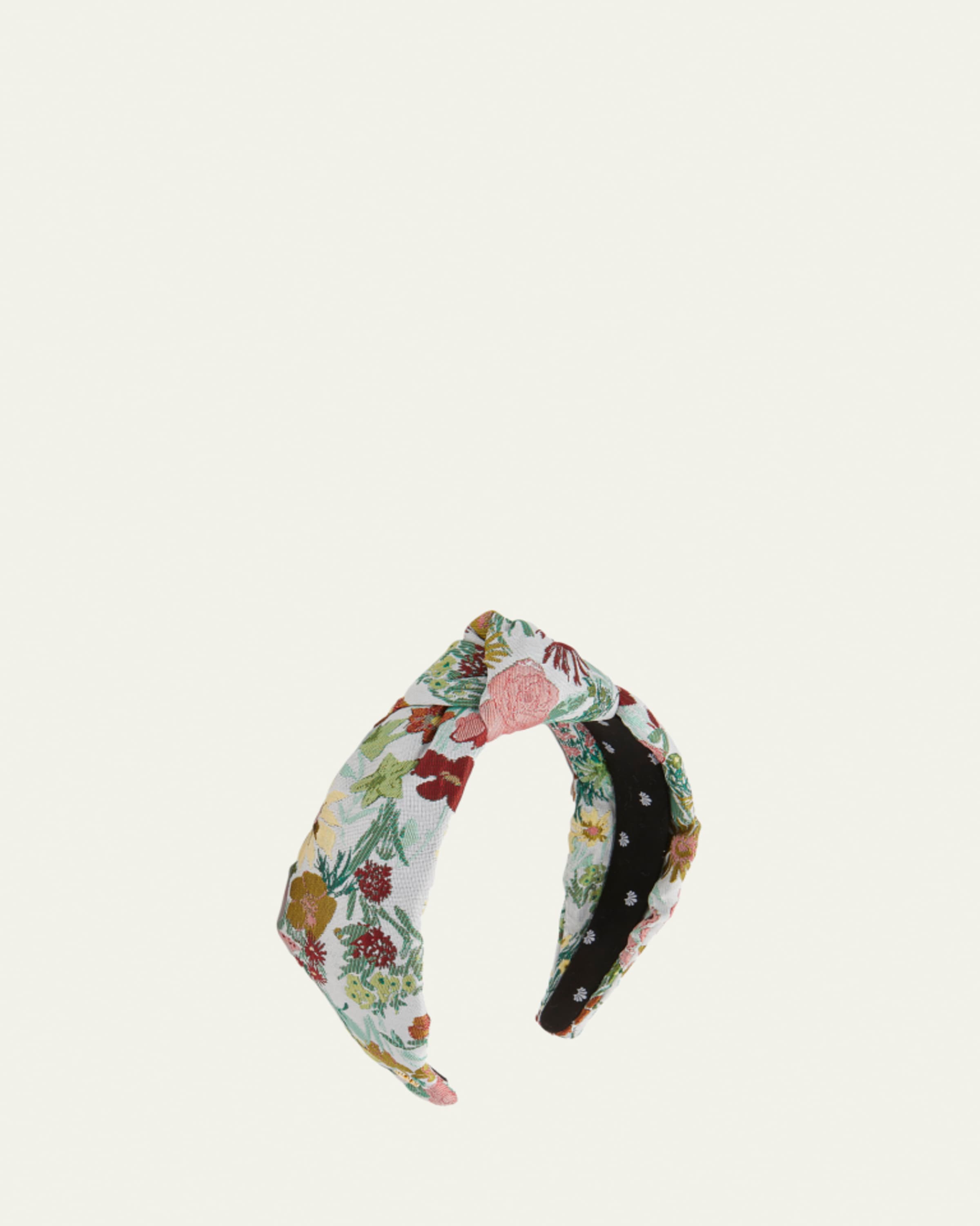 Lele Sadoughi Greta Knotted Satin Headband - Bergdorf Goodman