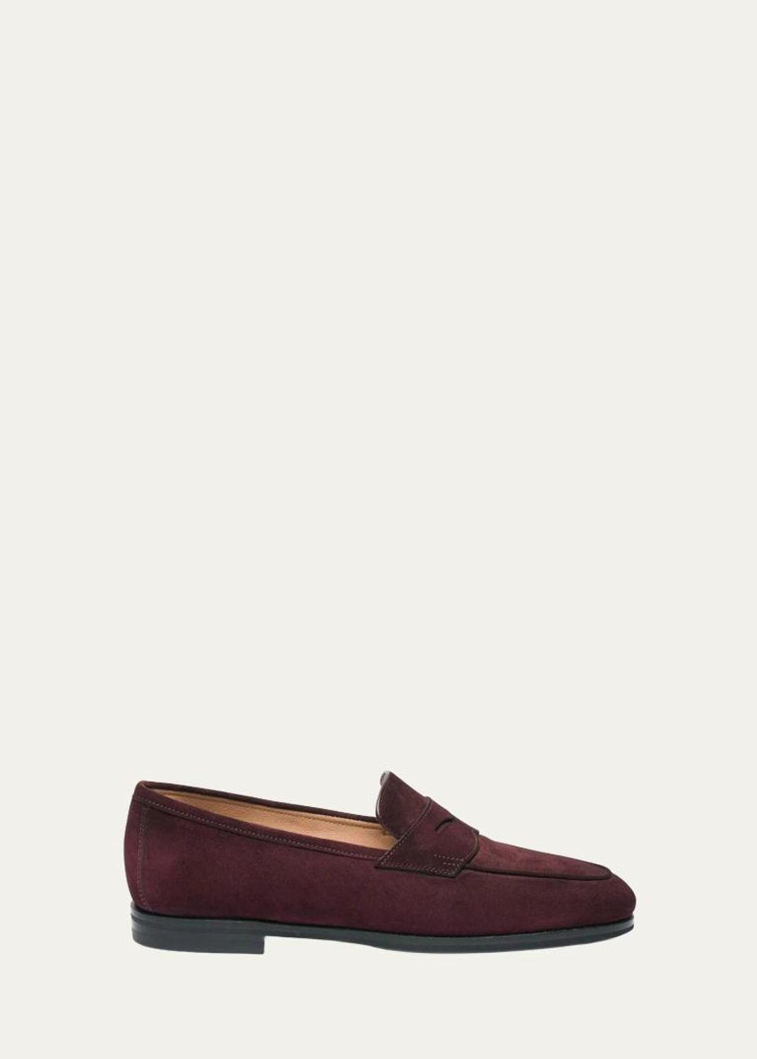 Santoni Leopard Calf Hair Tassel Loafers - Bergdorf Goodman