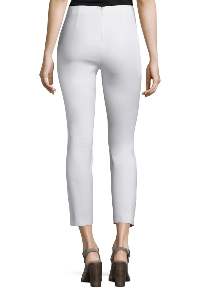 Rag & Bone Verity Two-Tone Cashmere Pullover Sweater & Simone Cropped ...
