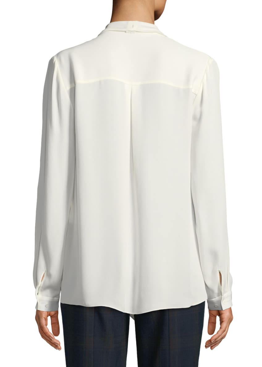 Elie Tahari Jurnee Draped Silk Blouse and Matching Items & Matching ...