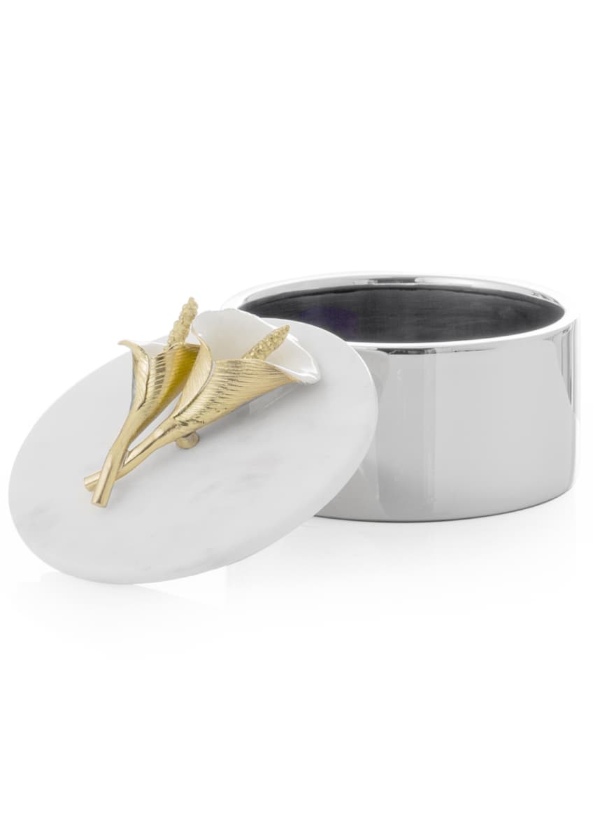 Michael Aram Calla Lily Marble Box - Bergdorf Goodman