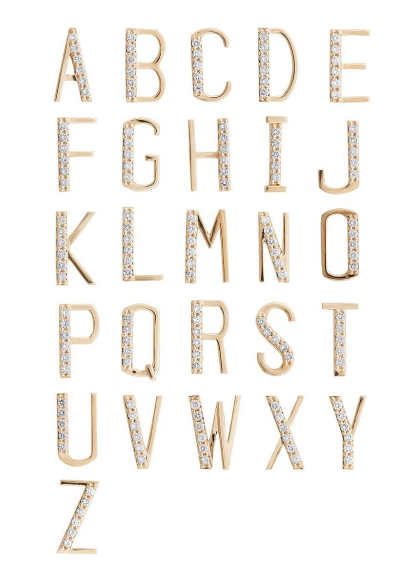 Lana Gold Personalized Eight-Letter Pendant Necklace w/ Diamonds ...