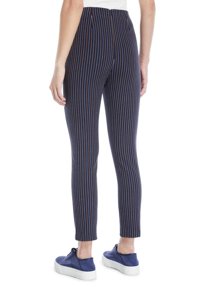 Derek Lam 10 Crosby Striped Cropped Cotton Leggings and Matching Items ...