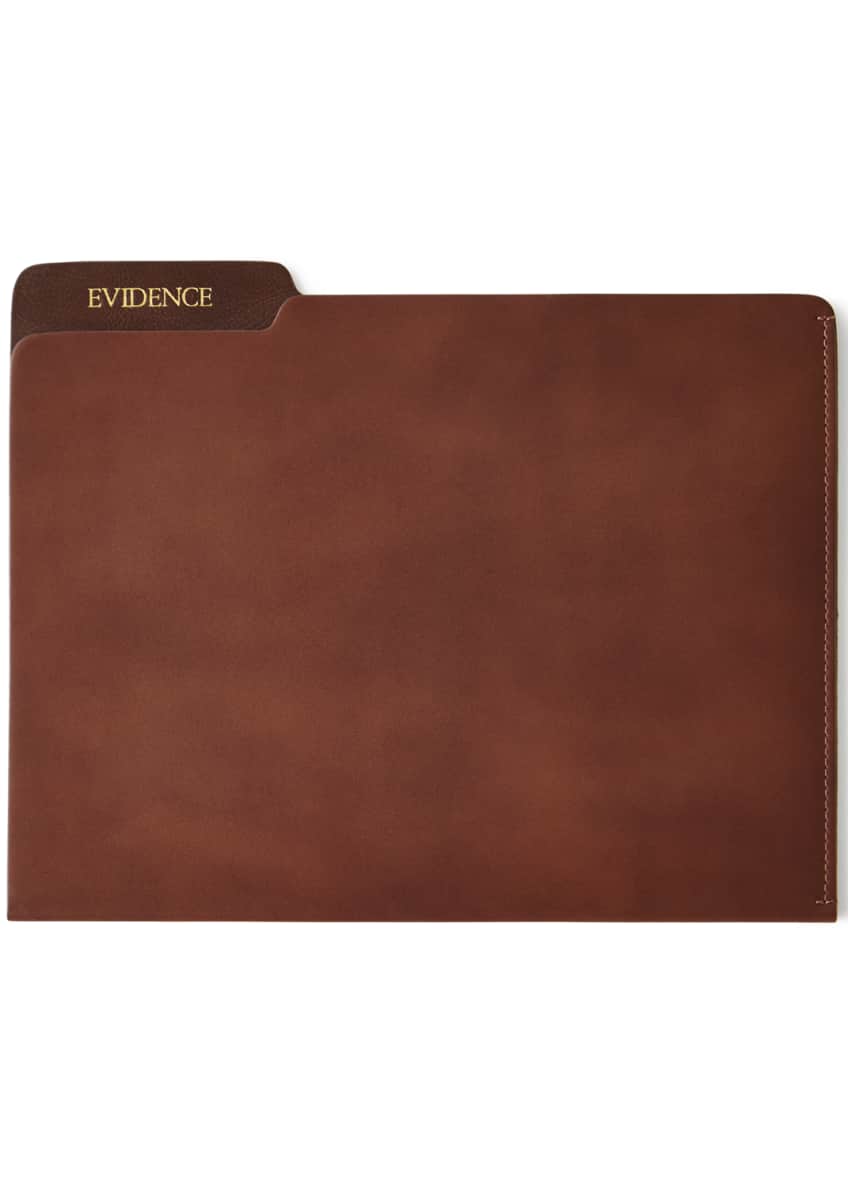 Genuine Leather File Folder, Personalized - Bergdorf Goodman
