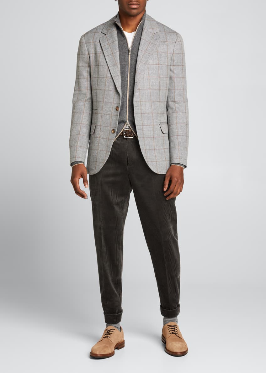 ZEGNA Men's Windowpane Sport Jacket and Matching Items & Matching Items ...