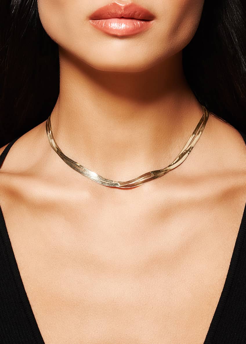 Lana Liquid Gold Wide Layering Chain Necklace - Bergdorf Goodman