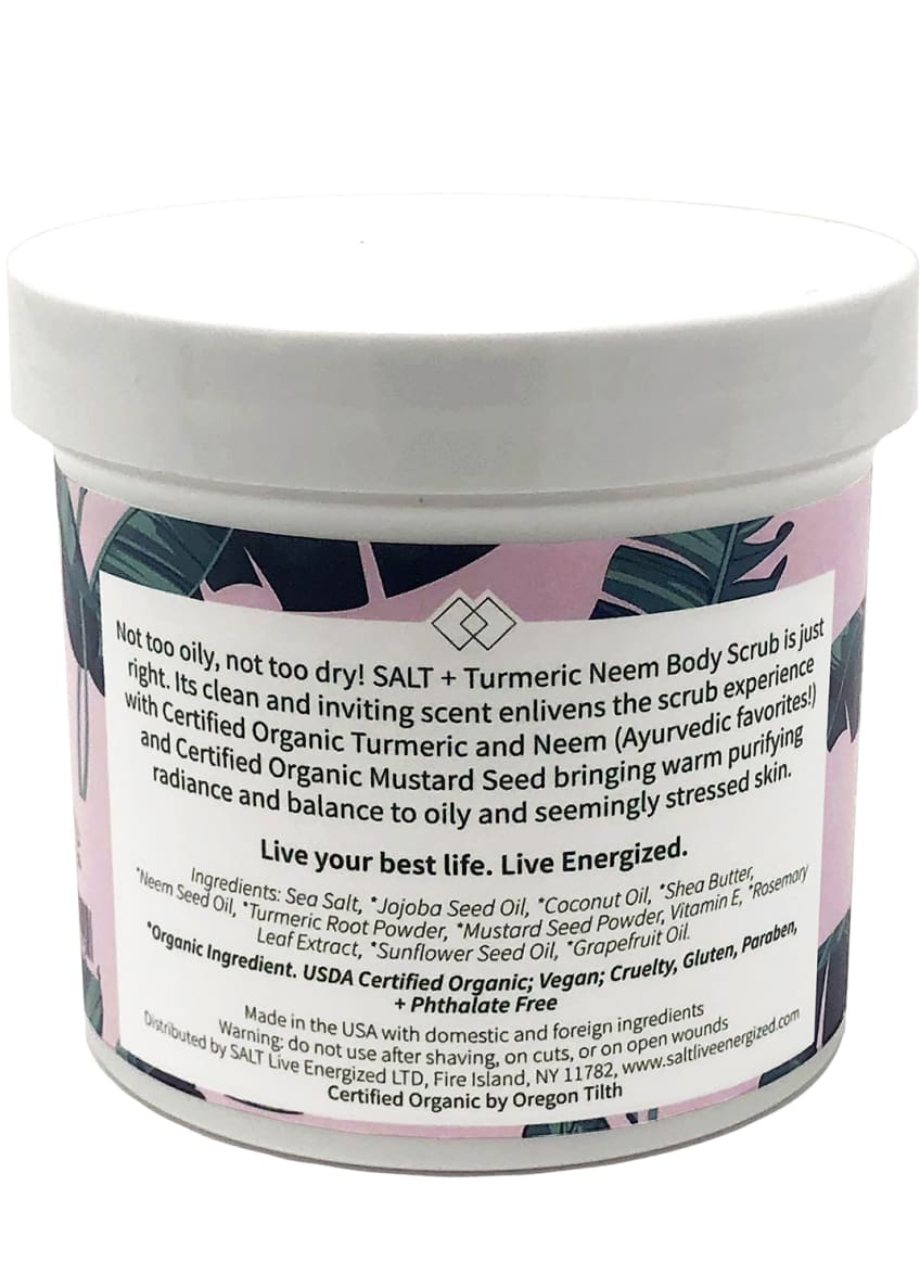 SALT LIVE ENERGIZED 12 oz. Salt + Turmeric Neem Body Scrub - Bergdorf ...