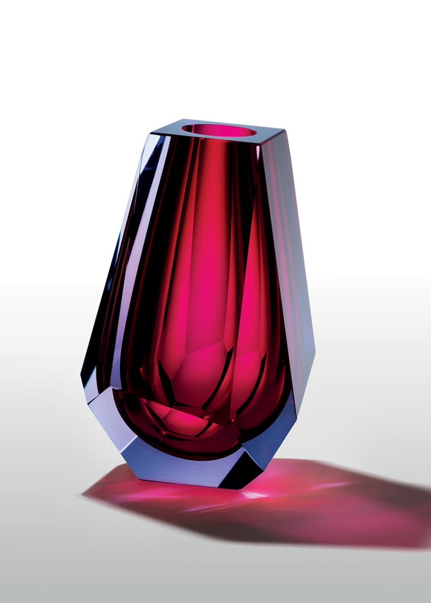 Moser Medium Pear Vase, Alexandrite Rose - Bergdorf Goodman
