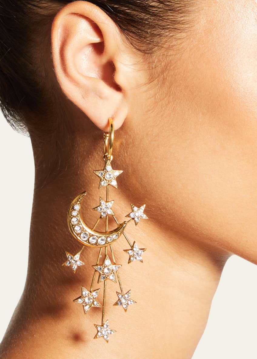 Jennifer Behr Lunetta Crescent Moon Earrings - Bergdorf Goodman