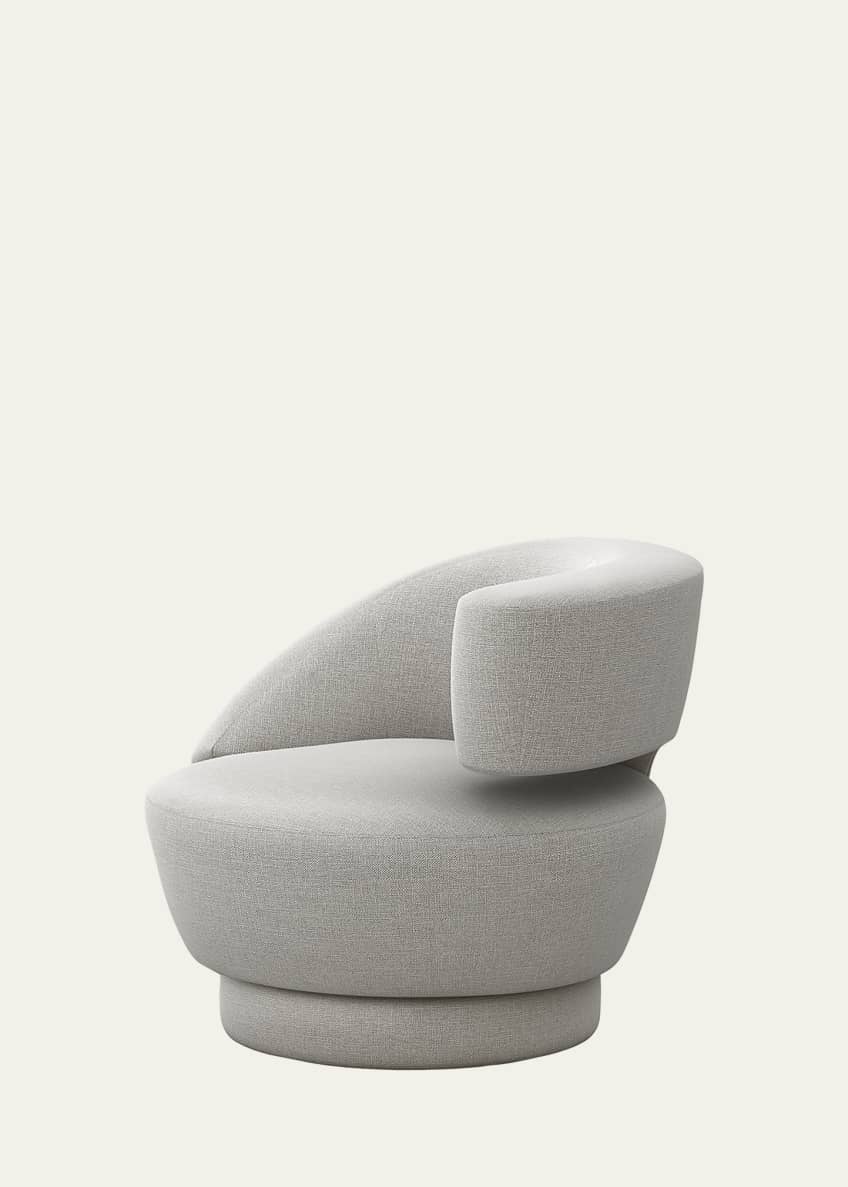 Interlude Home Arabella Right-Arm Swivel Chair - Bergdorf Goodman