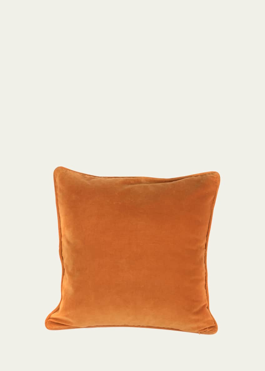 MacKenzie-Childs Monarch Butterfly Square Pillow - Bergdorf Goodman