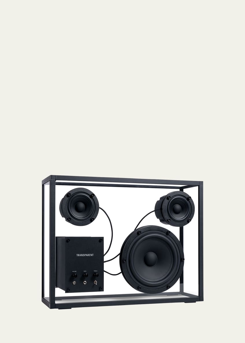 Transparent Sound Transparent Speaker, Black Wire - Bergdorf Goodman