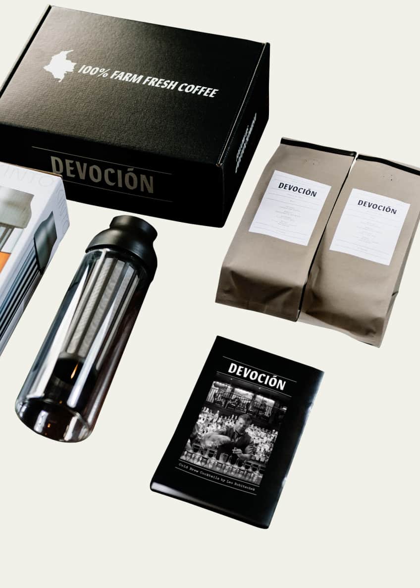 Devocion Cold Brew & Coffee Cocktail Kit - Dark Brown Whole Bean ...