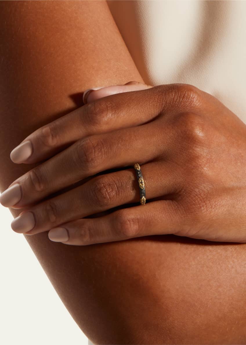Armenta Old World Mini Scroll Stack Band Ring, Size 5-8 - Bergdorf Goodman