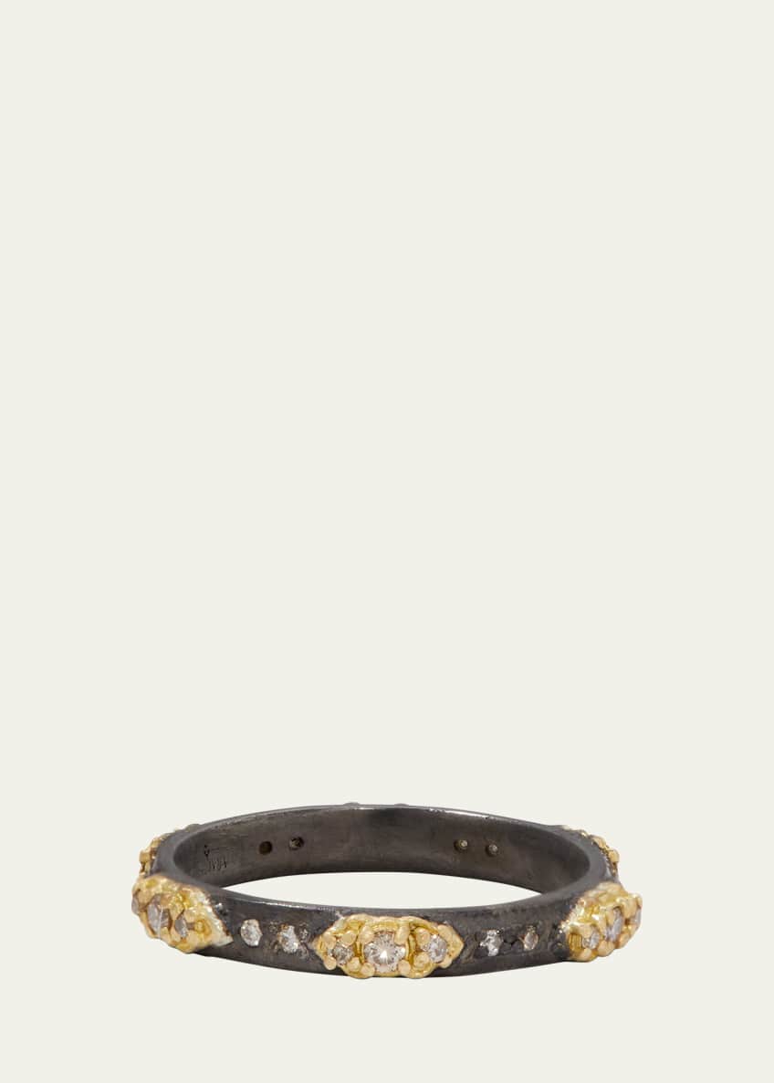 Armenta Old World Mini Scroll Stack Band Ring, Size 5-8 - Bergdorf Goodman