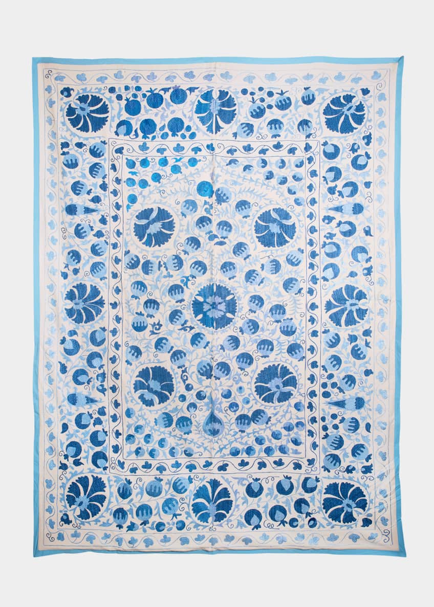 John Robshaw Suzani Cotton & Linen Blanket - Bergdorf Goodman