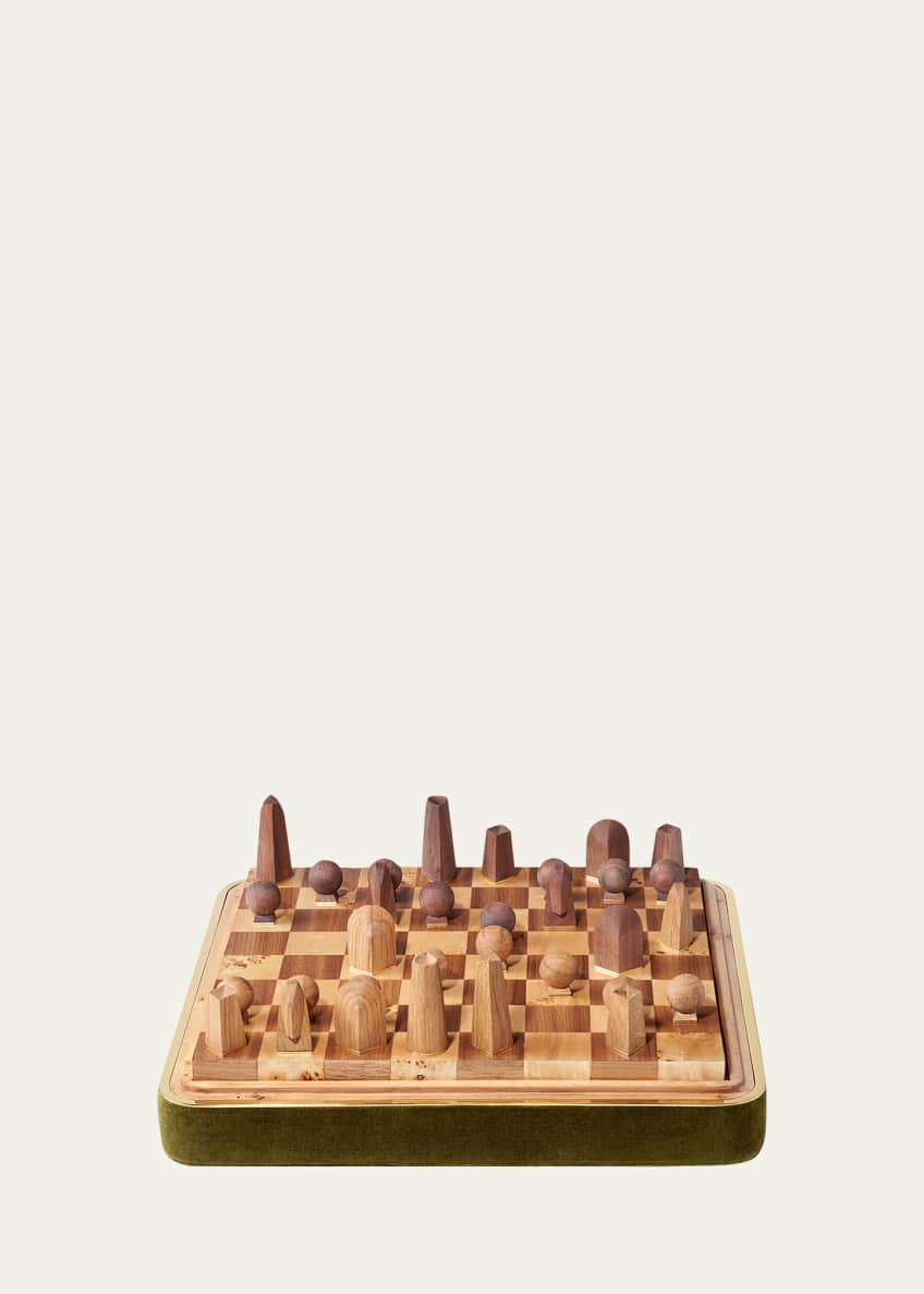 AERIN Velvet Chess Set - Bergdorf Goodman