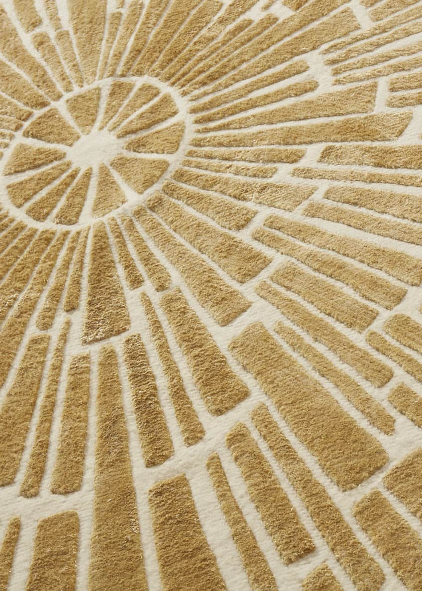 Jonathan Adler Sunburst Hand-Knotted Rug, 108 x 144 - Bergdorf Goodman