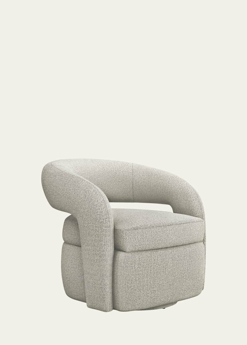Interlude Home Targa Swivel Chair - Bergdorf Goodman