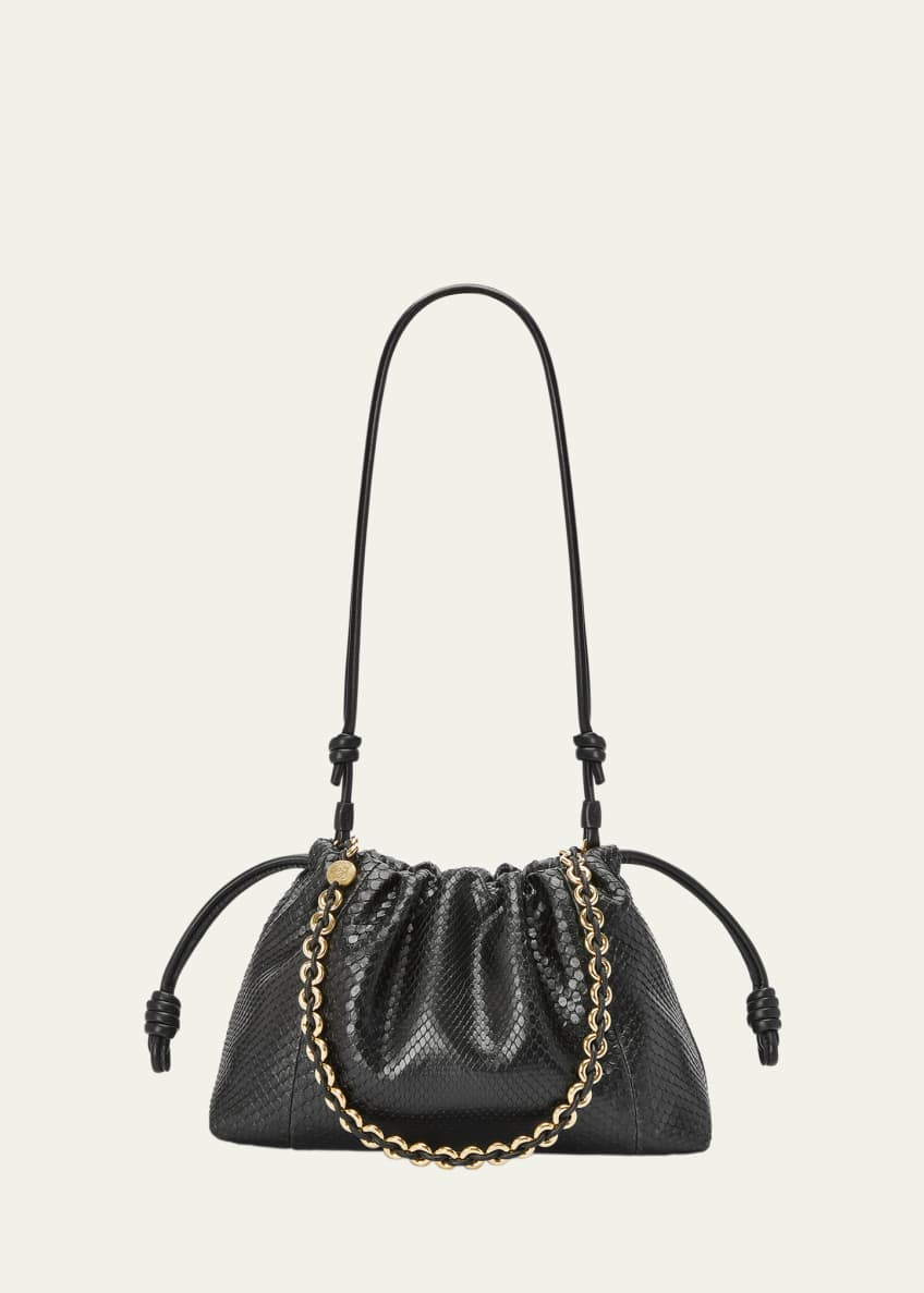 Loewe Flamenco Python Shoulder Bag - Bergdorf Goodman