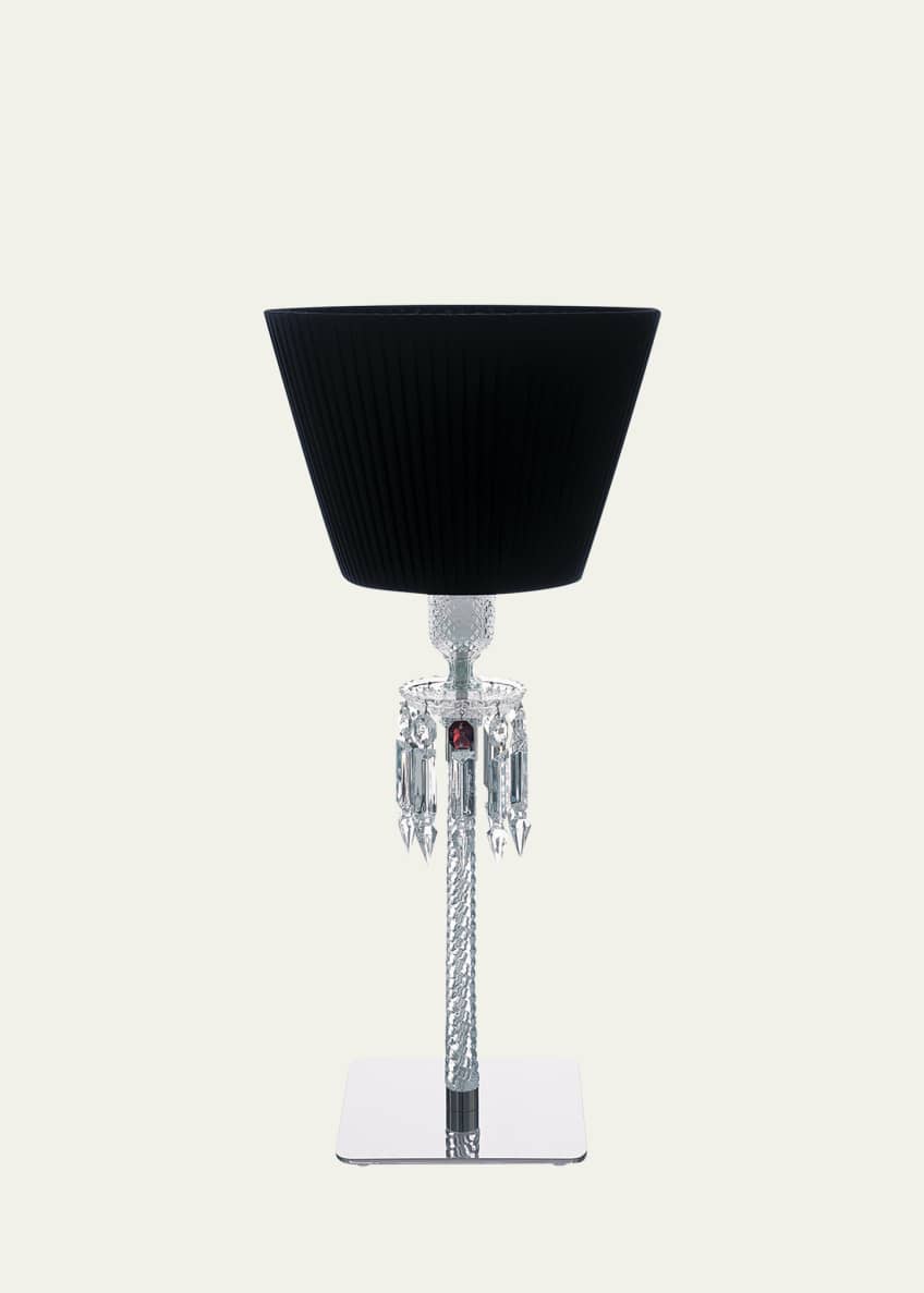 Baccarat Torch Crystal Desk Lamp with Black Shade - Bergdorf Goodman