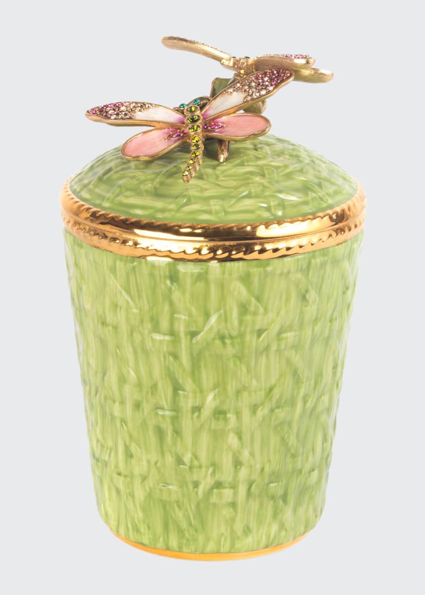 Jay Strongwater Dragonfly Trellis Candle - Bergdorf Goodman