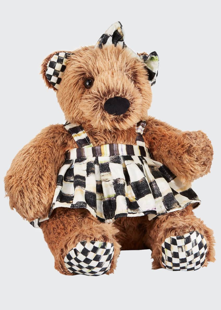 MacKenzie-Childs Kenzie the Bear Stuffed Teddy Bear - Bergdorf Goodman