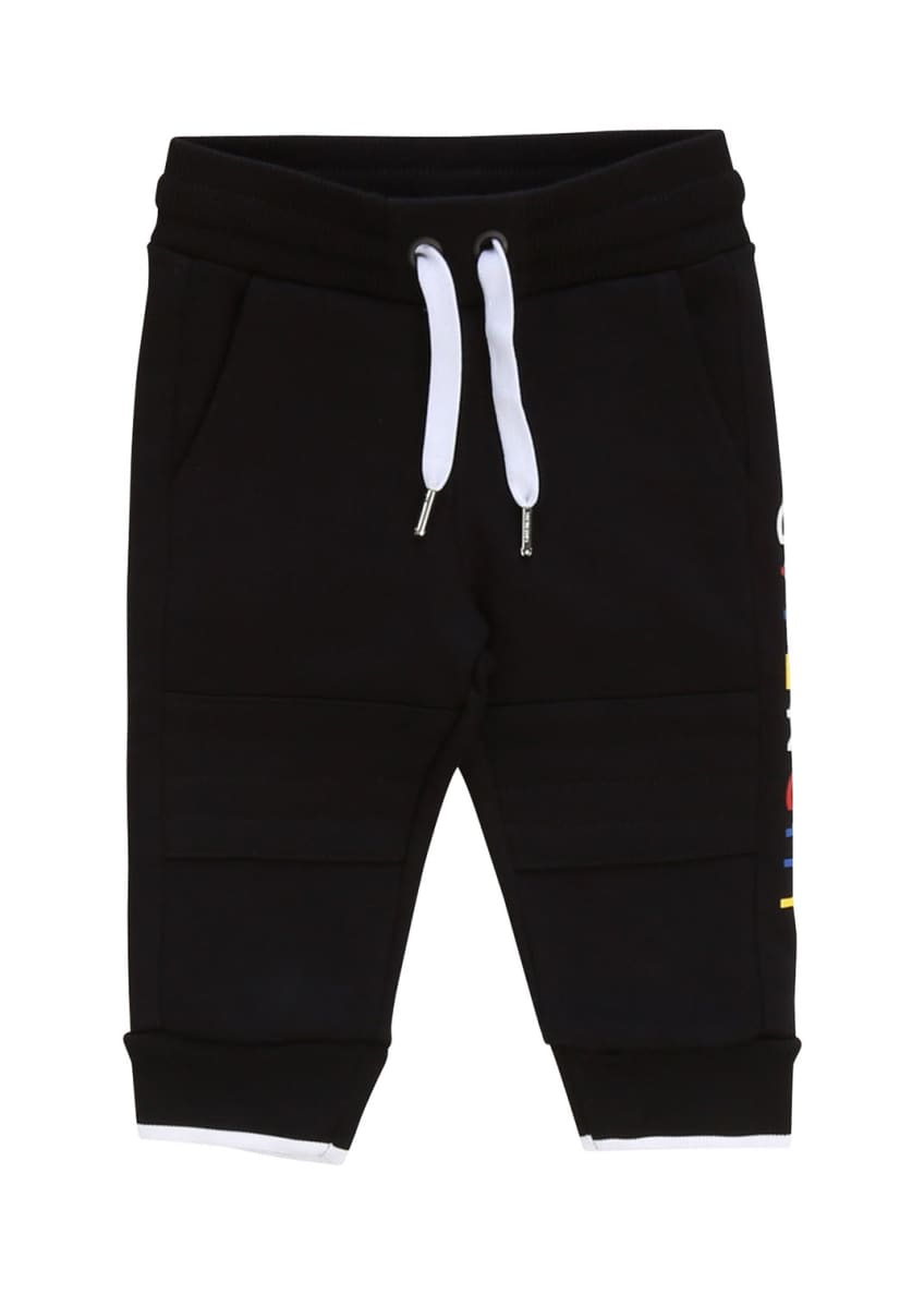 Givenchy Boy's Multicolor Logo Text Sweatpants, Size 12-18 Months and ...