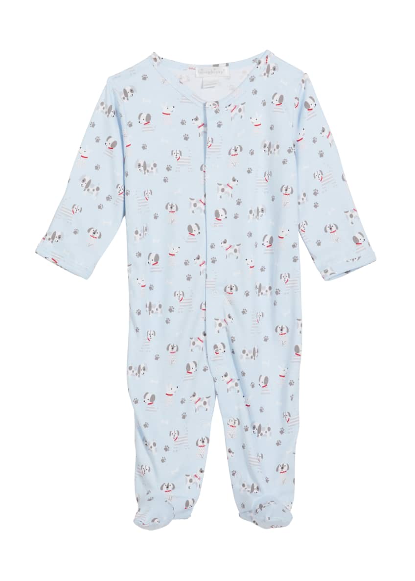 Kissy Kissy Boy's Puppy Posse Printed Sleep Gown, Size Newborn-S and ...