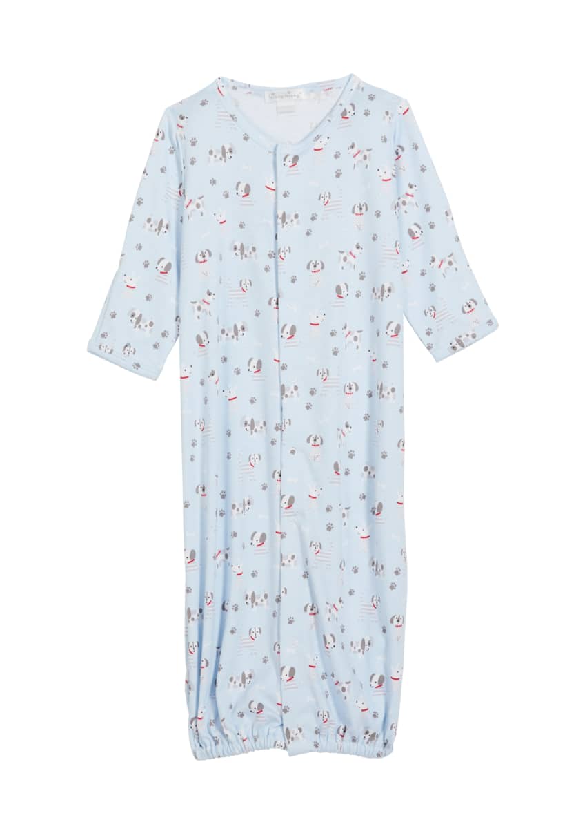 Kissy Kissy Boy's Puppy Posse Printed Sleep Gown, Size Newborn-S and ...