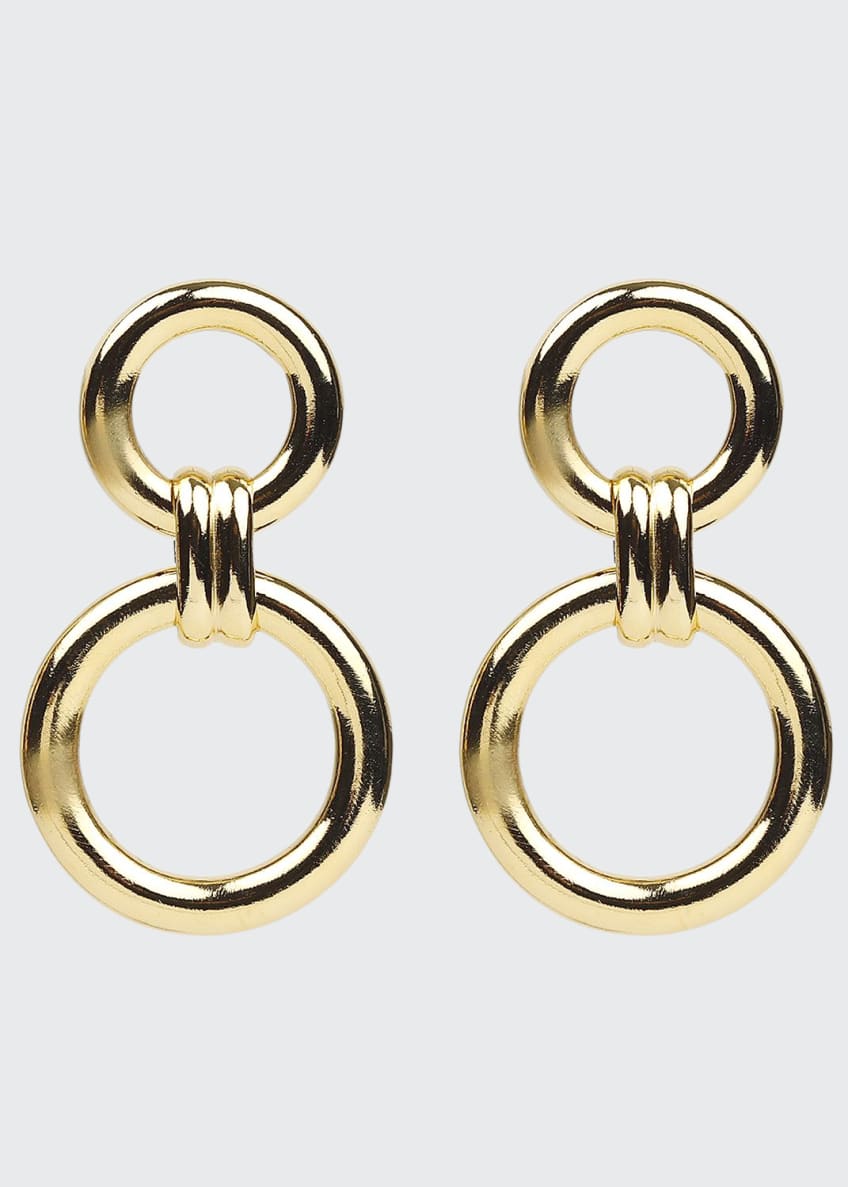 Ben-Amun Circle Post and Drop Earrings - Bergdorf Goodman