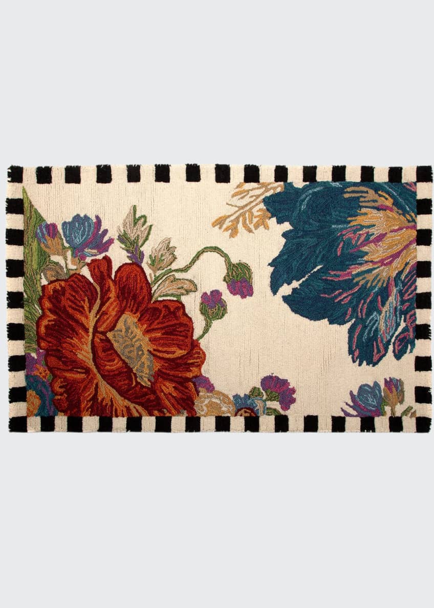 MacKenzie-Childs Flower Market Reflections Rug, 2' x 4' - Bergdorf Goodman