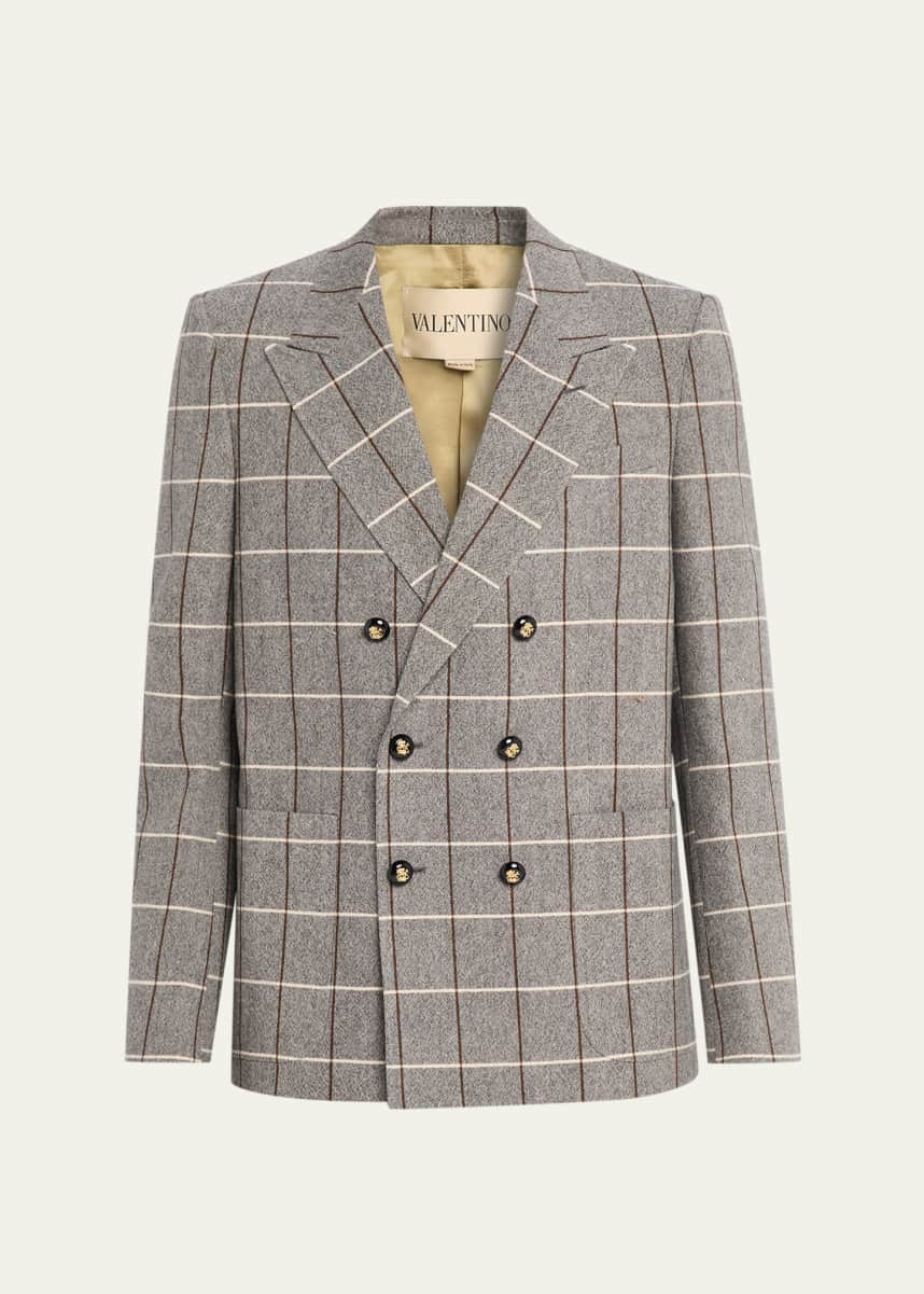 Gray Wool Men's Designer Jackets & Coats | Bergdorf Goodman