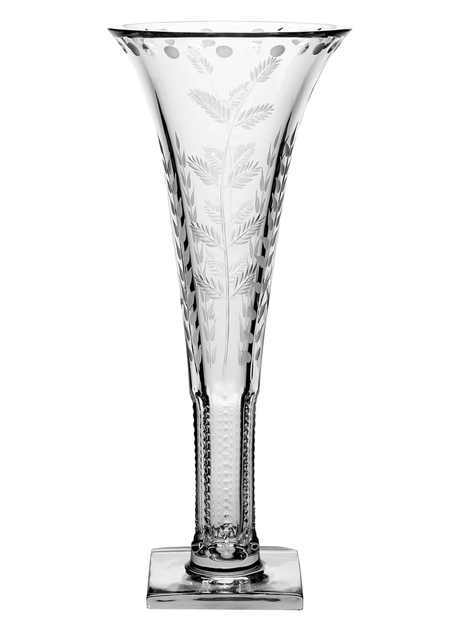 William Yeoward Crystal Fern Footed Vase - Bergdorf Goodman