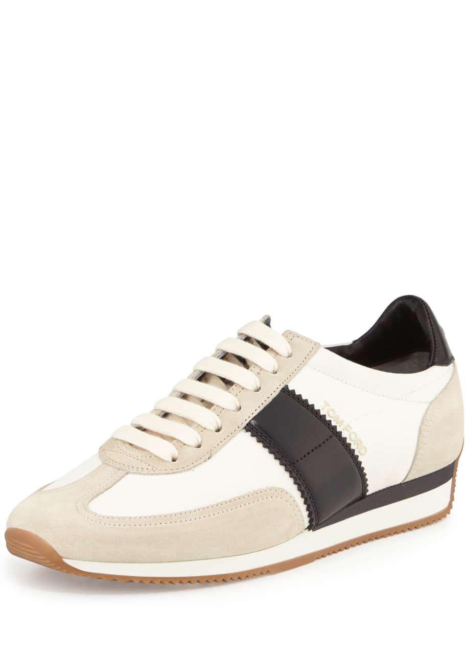 TOM FORD Men's Orford Colorblock Trainer Sneakers, Black - Bergdorf Goodman