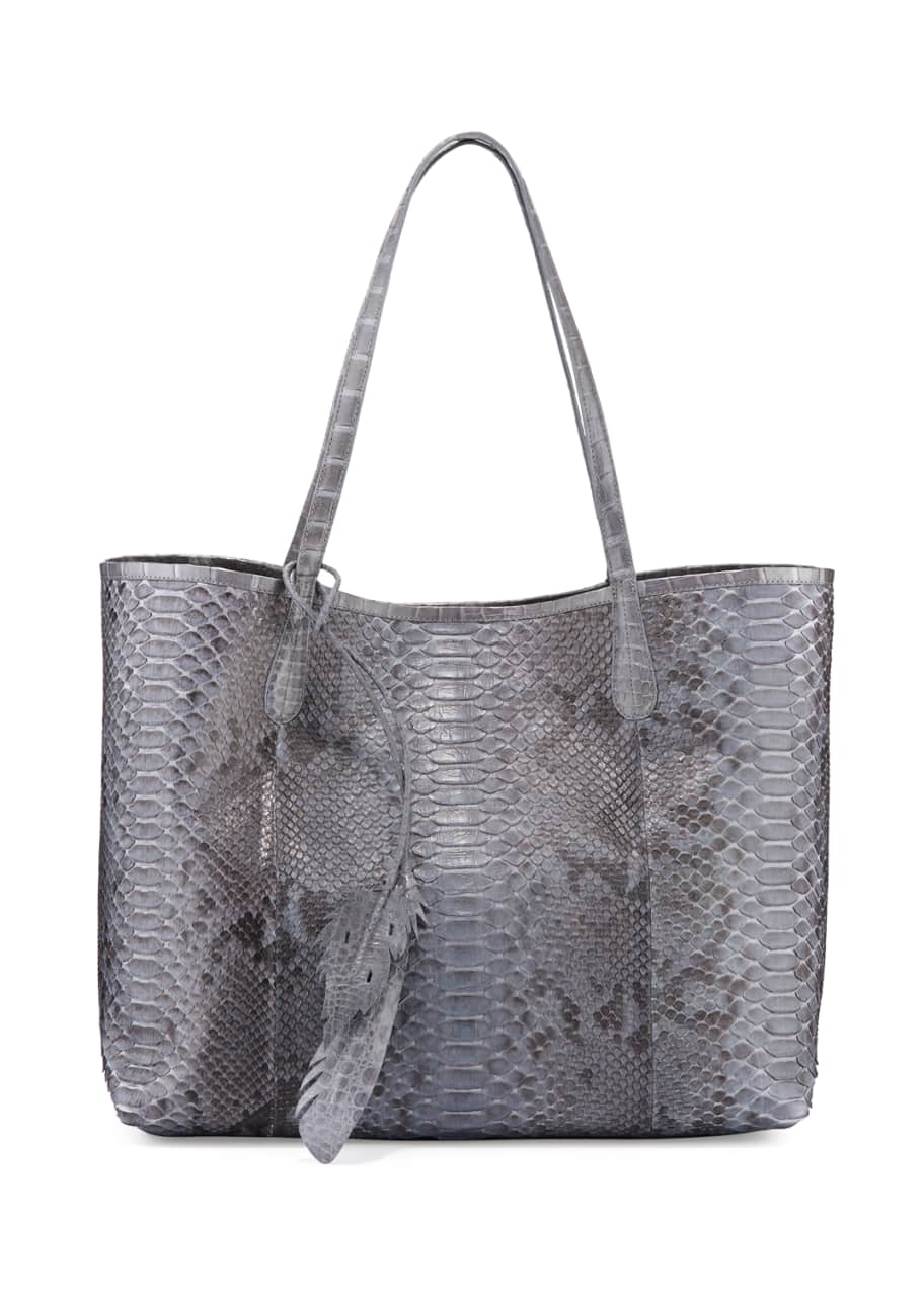 Nancy Gonzalez Erica Python Shopper Tote Bag - Bergdorf Goodman