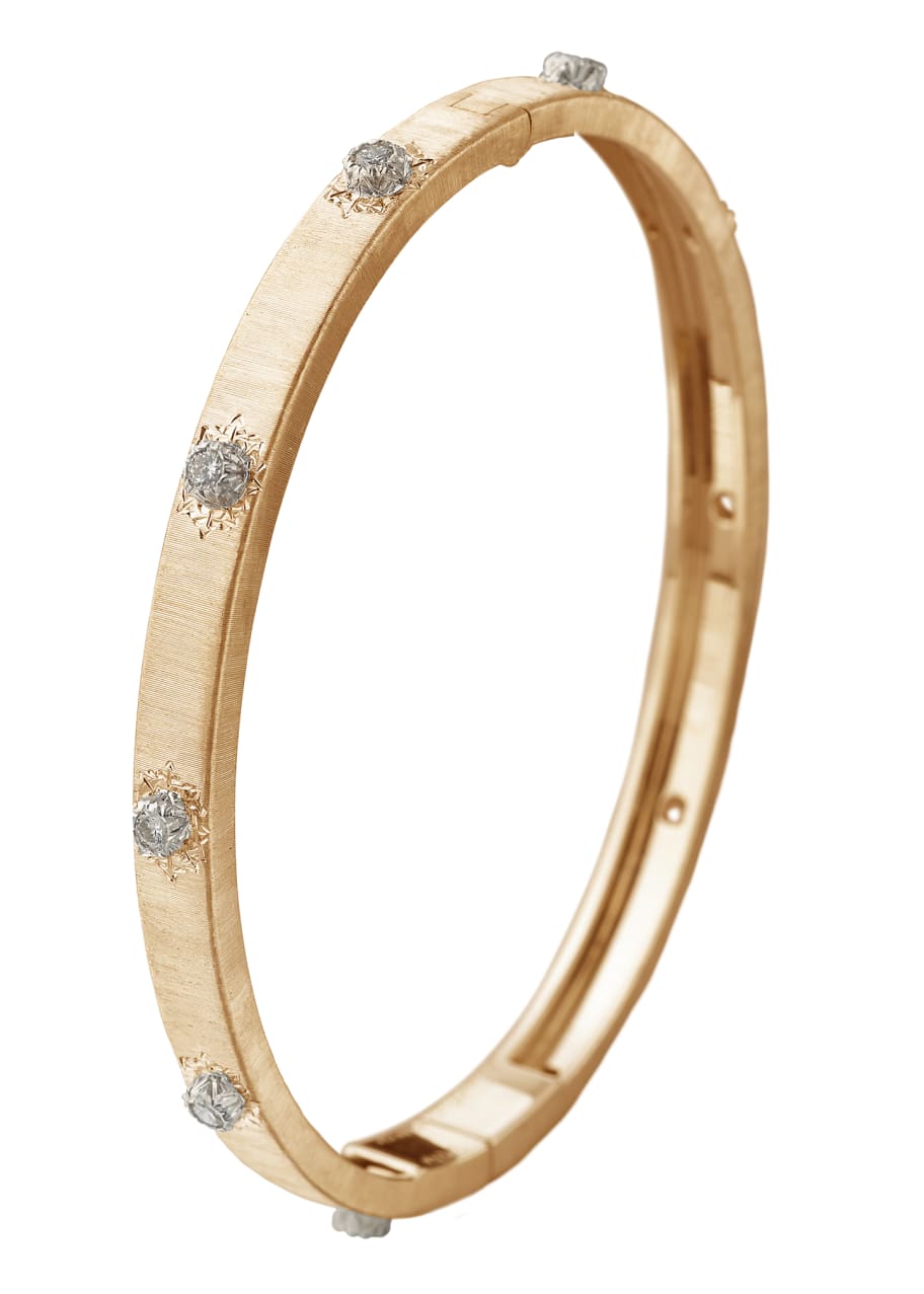 Buccellati Yellow Gold 5mm Macri Classica Bangle - Bergdorf Goodman