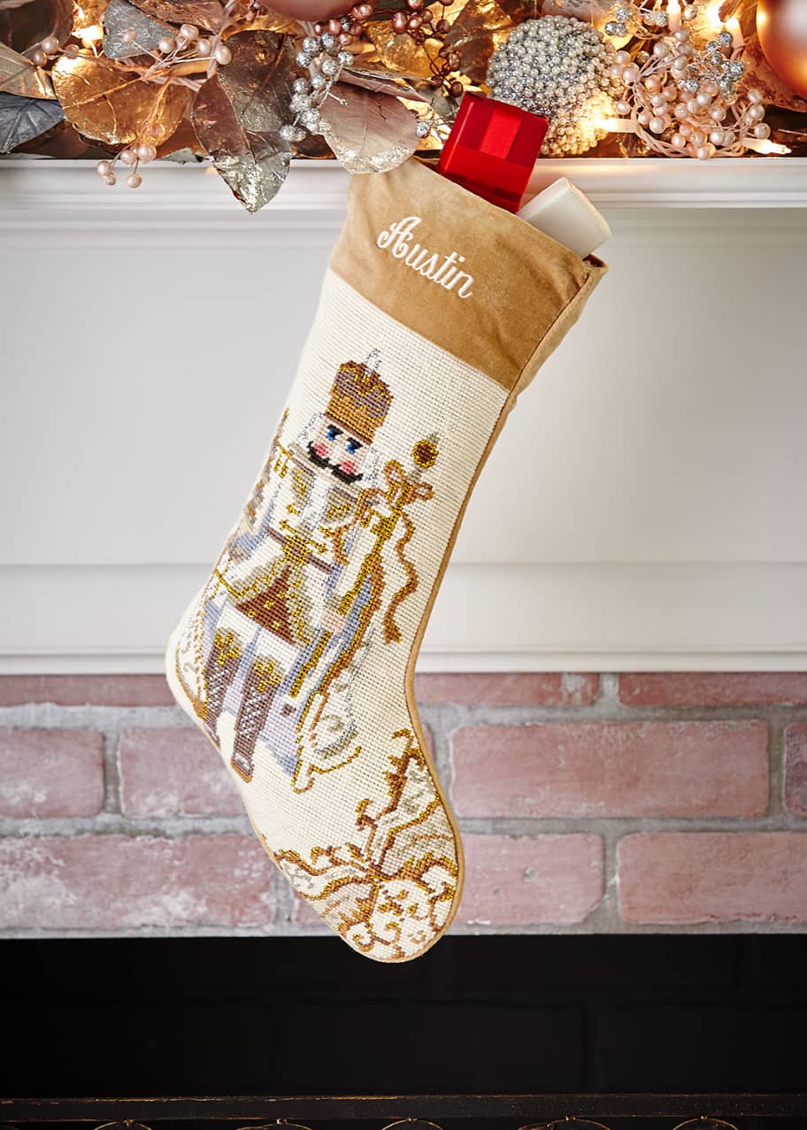 Nutcracker Needlepoint Stocking - Bergdorf Goodman