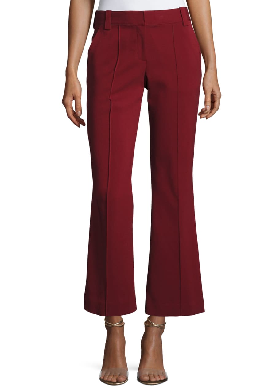 A.L.C. Felix Mid-Rise Seamed Flared Pants - Bergdorf Goodman
