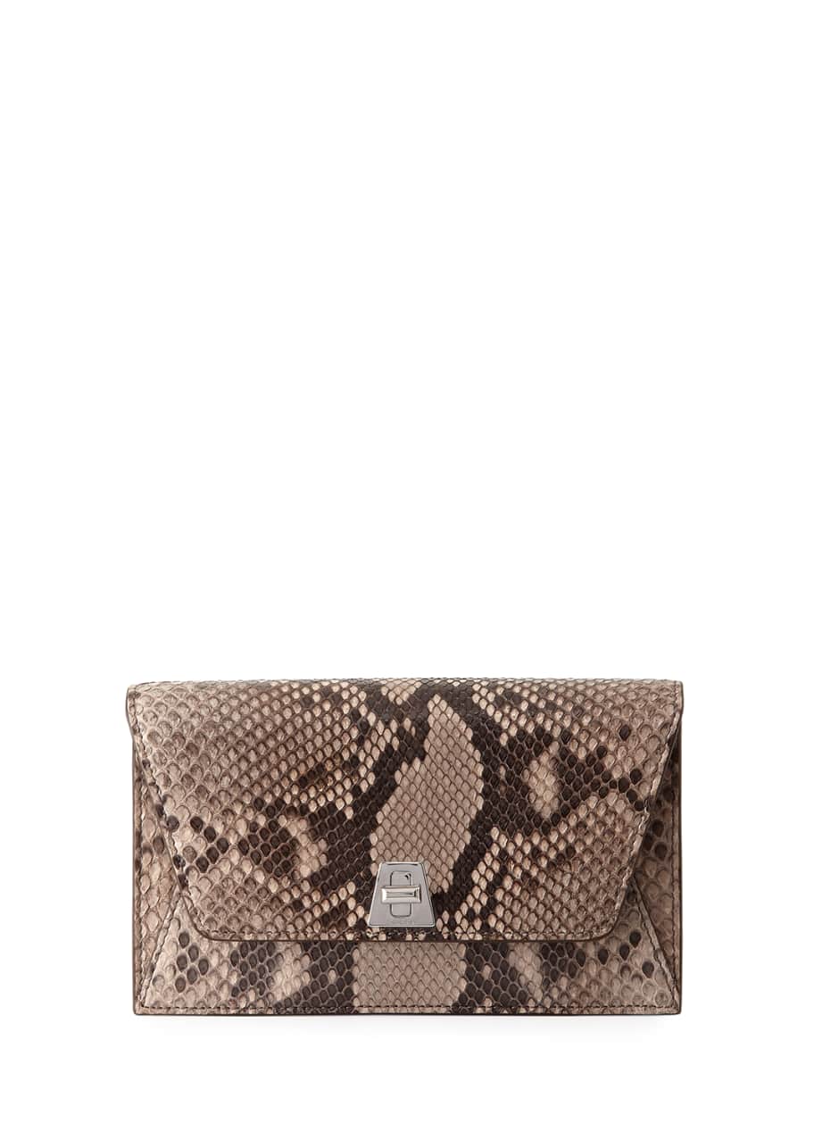 Akris Anouk Python Envelope Clutch Bag - Bergdorf Goodman