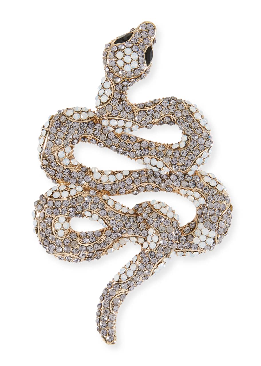 Exclusively Bergdorf Goodman Large Silver Snake Hair Pin - Bergdorf Goodman