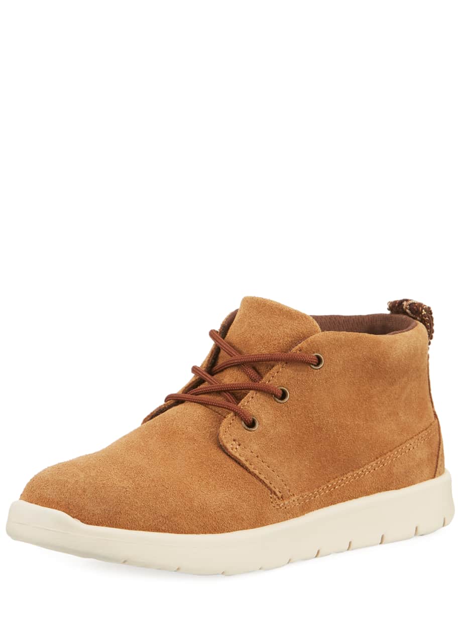UGG Boys' Suede Canoe Boots, Kids - Bergdorf Goodman