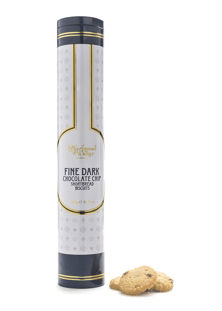 Charbonnel Et Walker Fine Dark Chocolate Chip Shortbread Biscuit Box ...