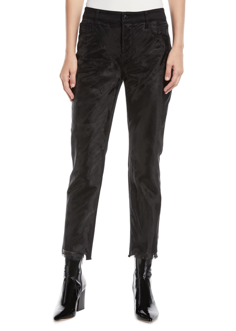 J Brand Ruby High-Rise Cropped Cigarette Jeans - Bergdorf Goodman