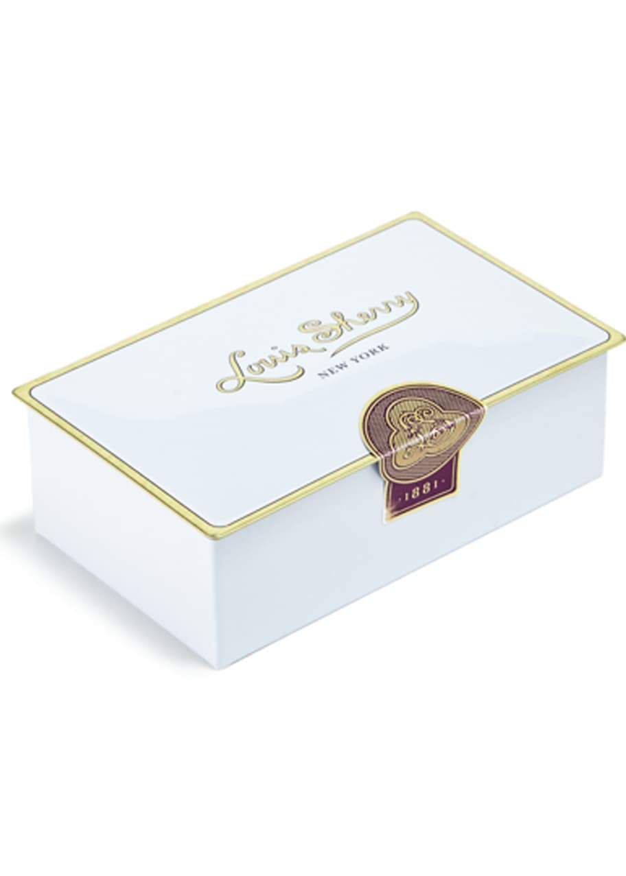 Louis Sherry Magnolia White Two-Piece Chocolate Truffle Tin - Bergdorf ...