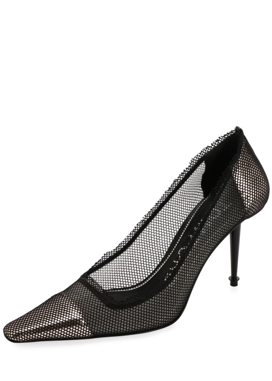 TOM FORD Mesh Cap-Toe 85mm Pumps - Bergdorf Goodman
