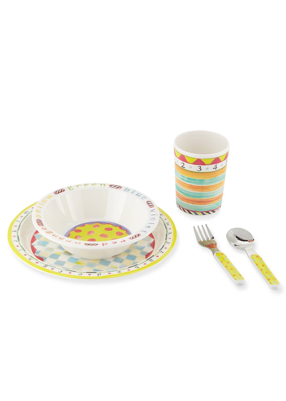 MacKenzie-Childs Kids' ABC Starter Dinnerware Set - Bergdorf Goodman