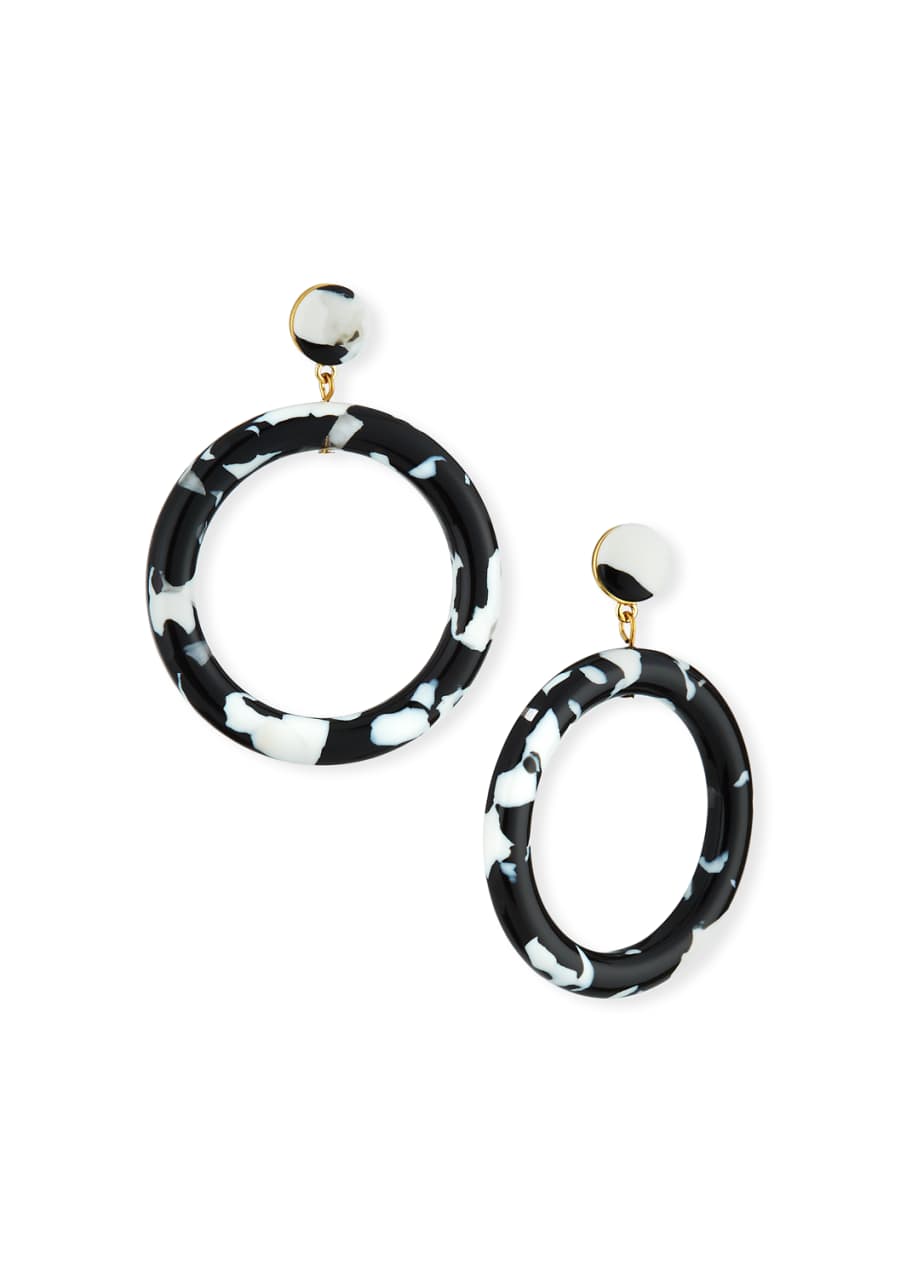 Lele Sadoughi Marquis Front-Facing Hoop Earrings - Bergdorf Goodman