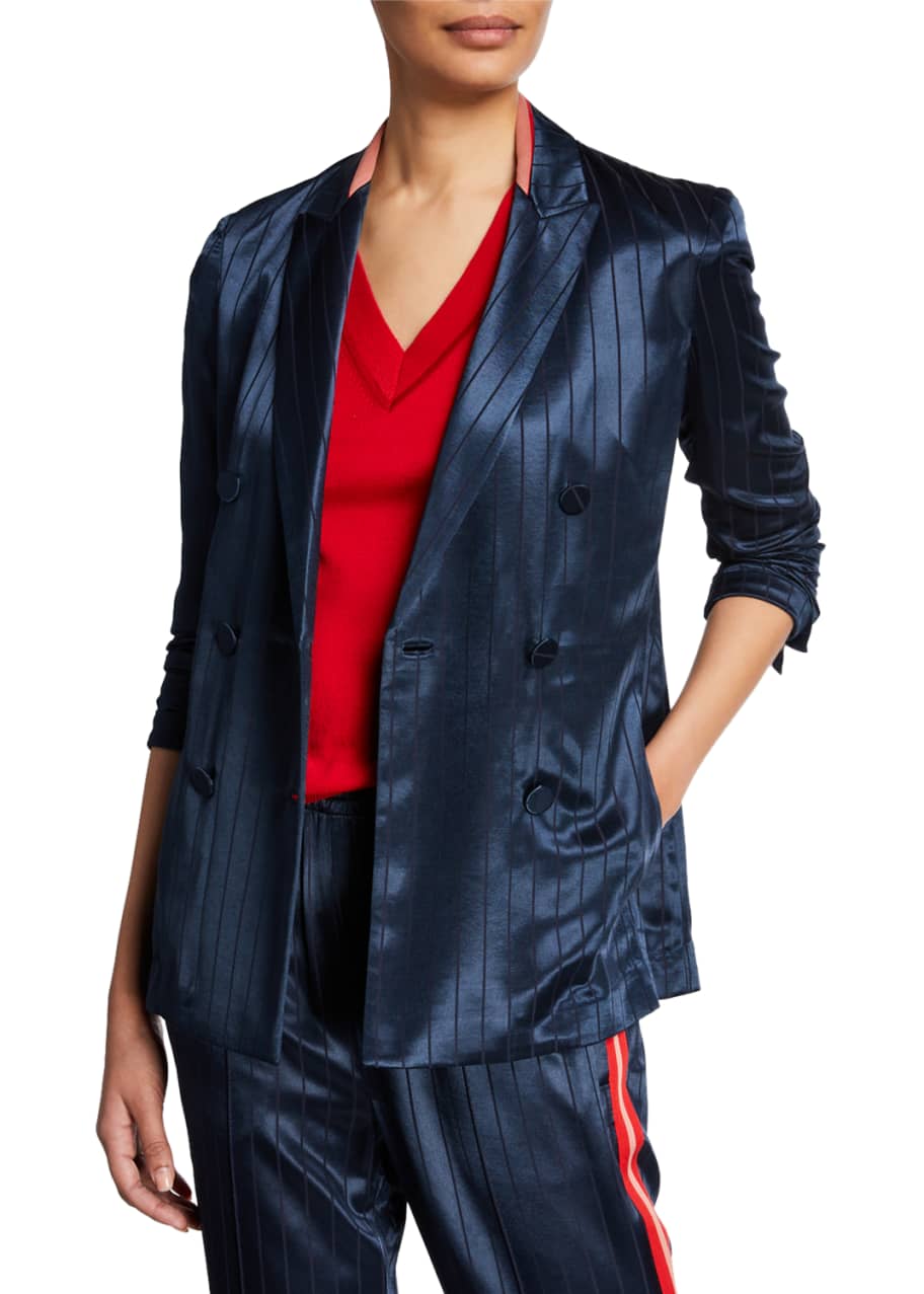Rag & Bone Ryan Striped Double-Breasted Blazer - Bergdorf Goodman