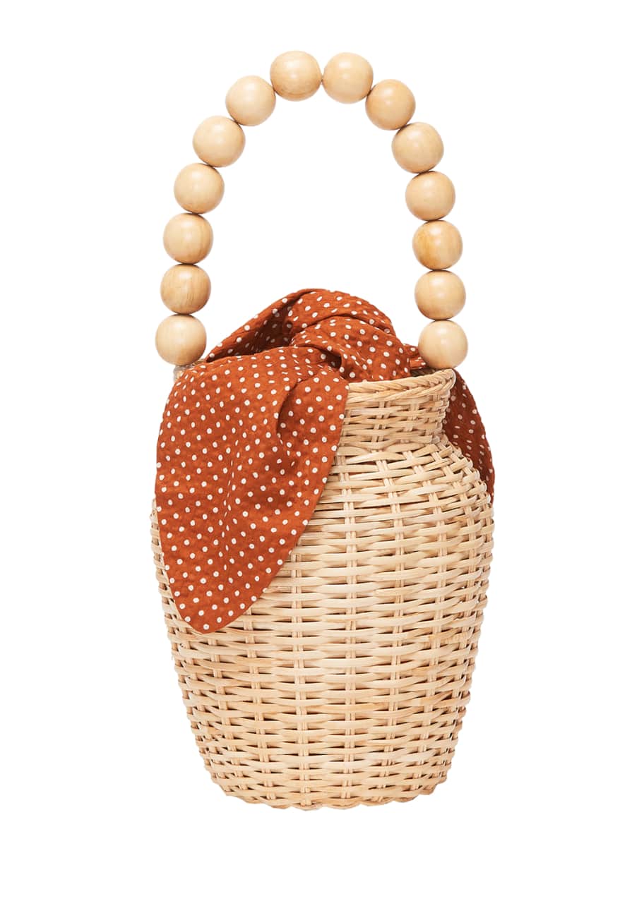 Loeffler Randall Woven Wicker Bucket Bag - Bergdorf Goodman